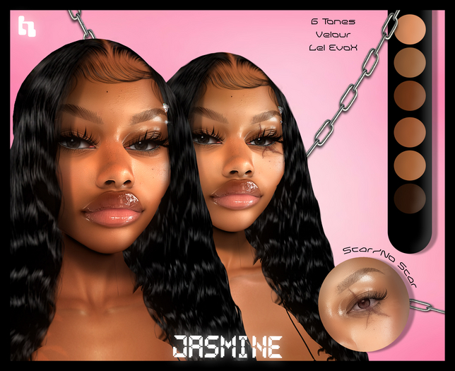 Second Life Marketplace - HTTPS. "Jasmine" Skin BROWNIE